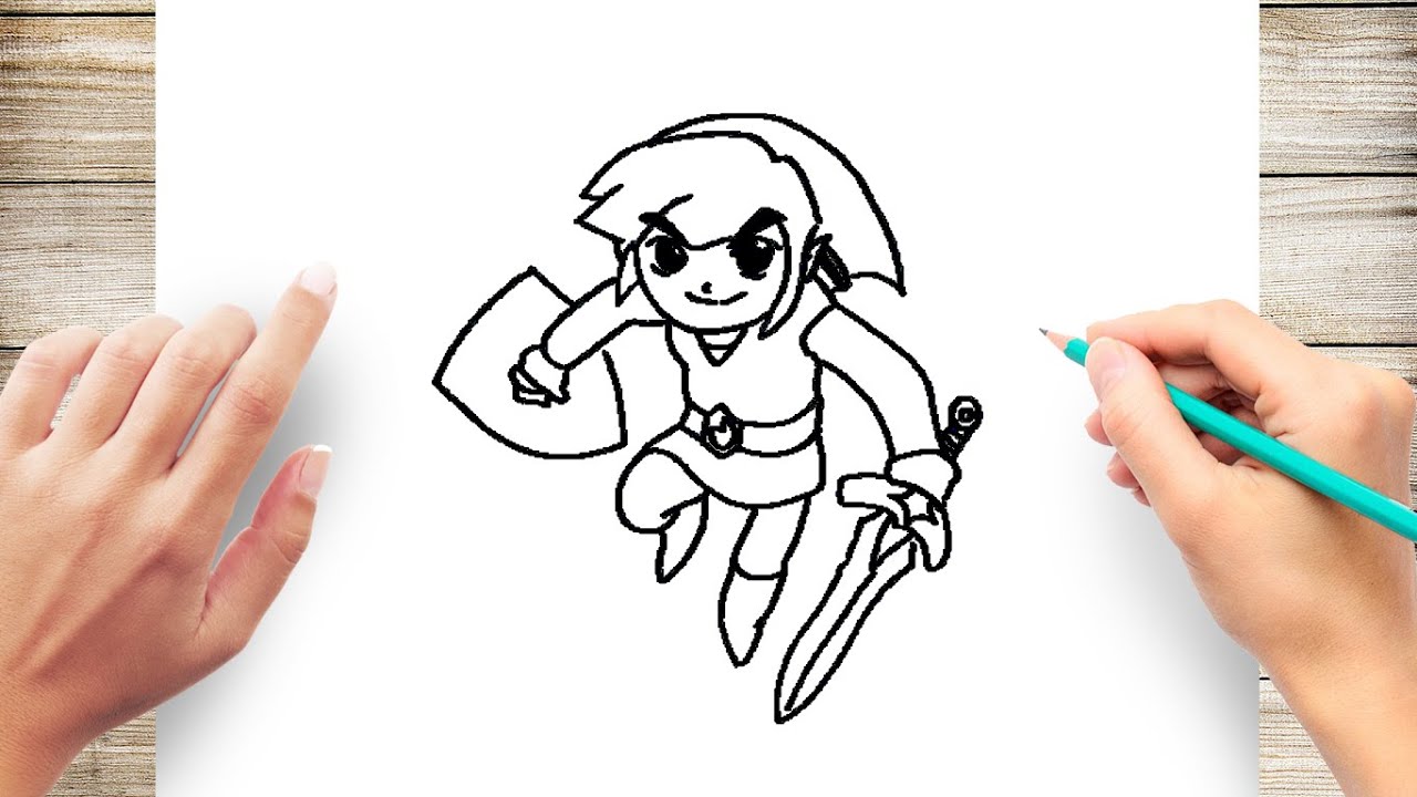 How To Draw Link Step By Constructiongrab Moonlightchai
