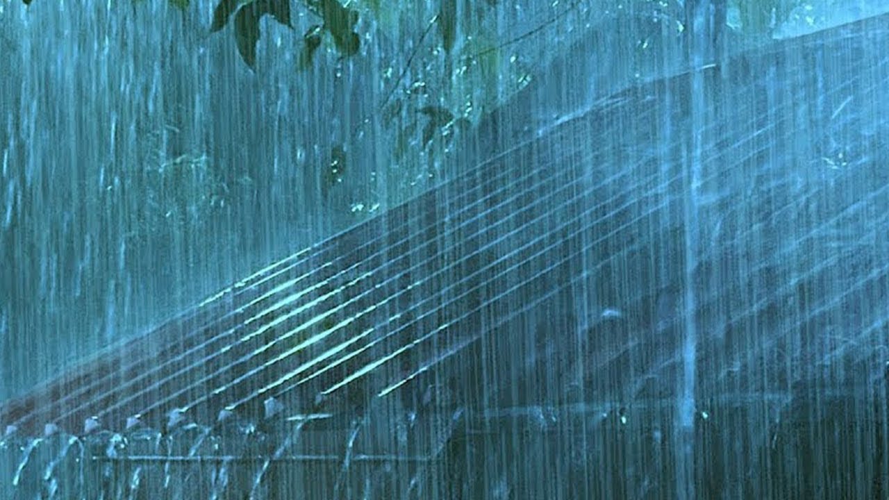 Fall Asleep Fast In 3 Minutes With Torrential Rain On Tin Roof