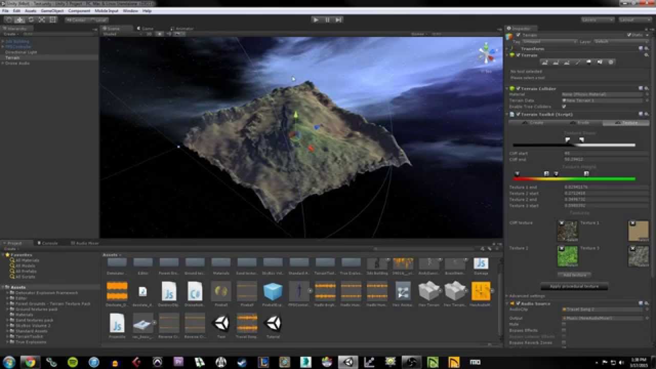 Unity 3d Tutorial Part 1 User Interface And Game Objects Youtube