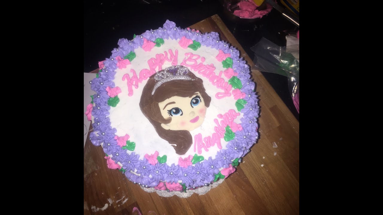 Sofia The First Cake Youtube