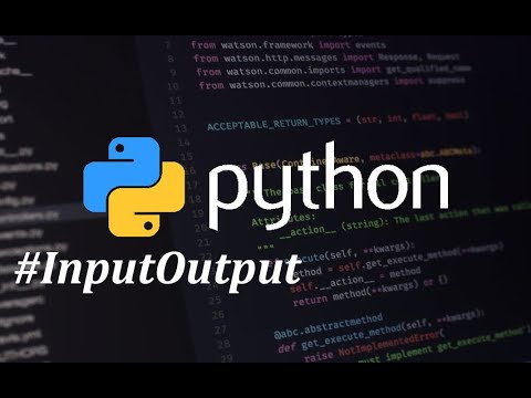 Tutorial Python Input Output Pada Python Youtube