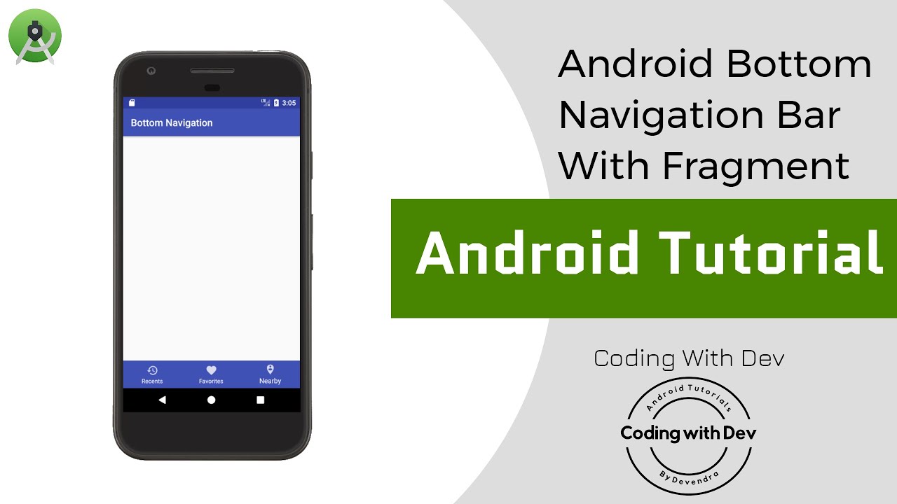 Android Bottom Navigation Bar With Fragment Bottom Navigation Bar