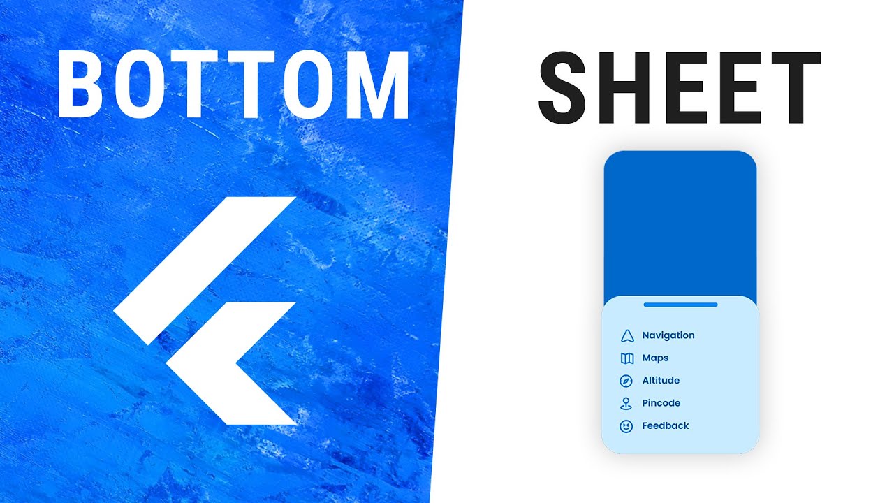 Flutter Bottomsheet Widget Youtube