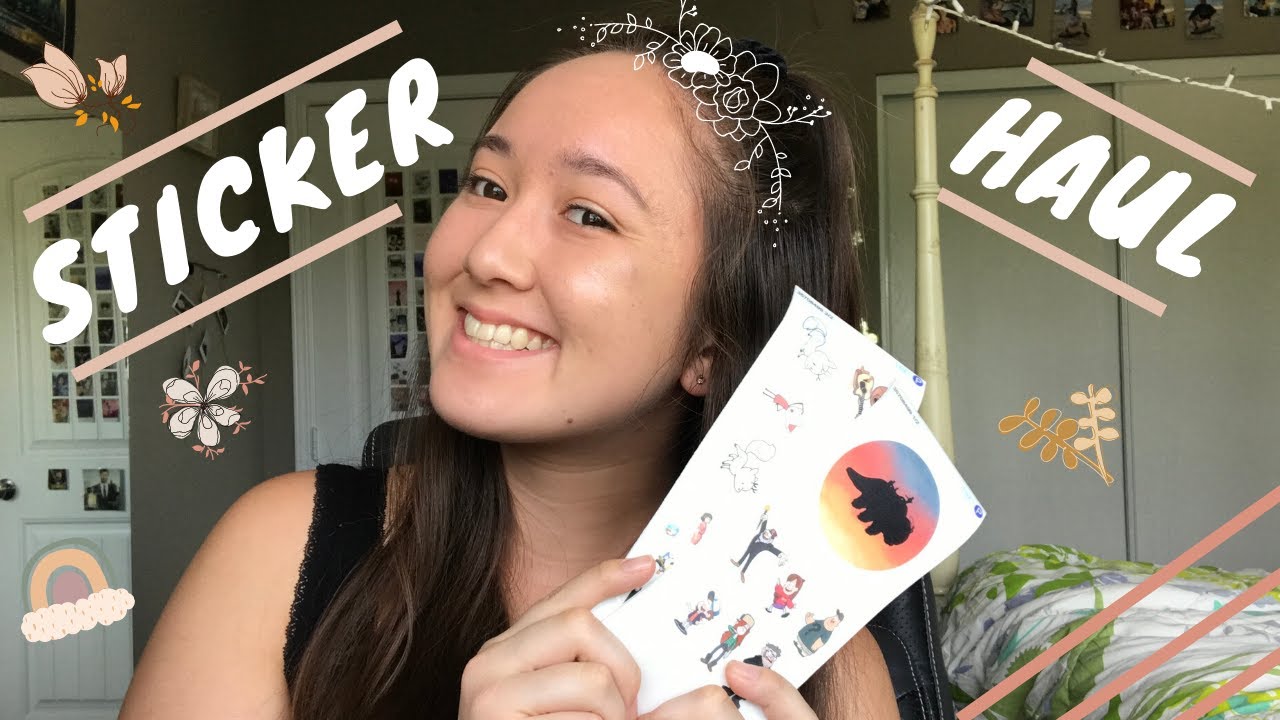 Redbubble Sticker Haul Youtube