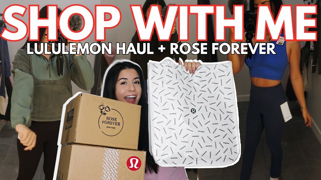 Lululemon Shop With Me Lululemon Try On Haul Youtube