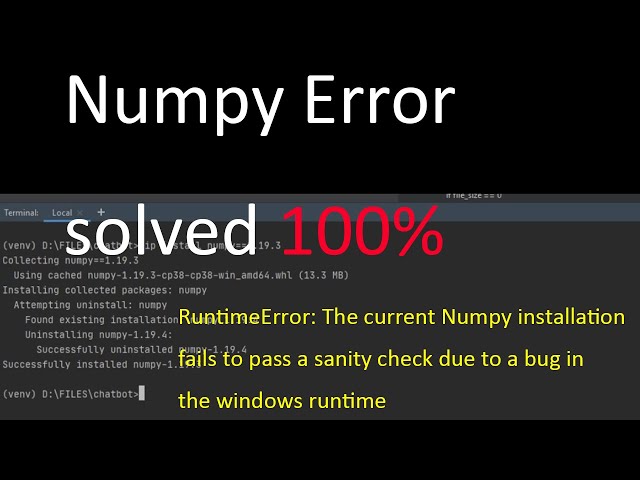 Solved Runtimeerror The Current Numpy Installation Pytorch
