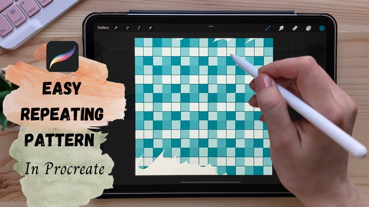 Easy Repeating Pattern Brush In Procreate Beginners Tutorial Youtube