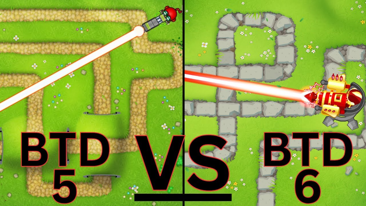 Btd5 Vs Btd6 Ray Of Doom Which Is More Powerful Youtube