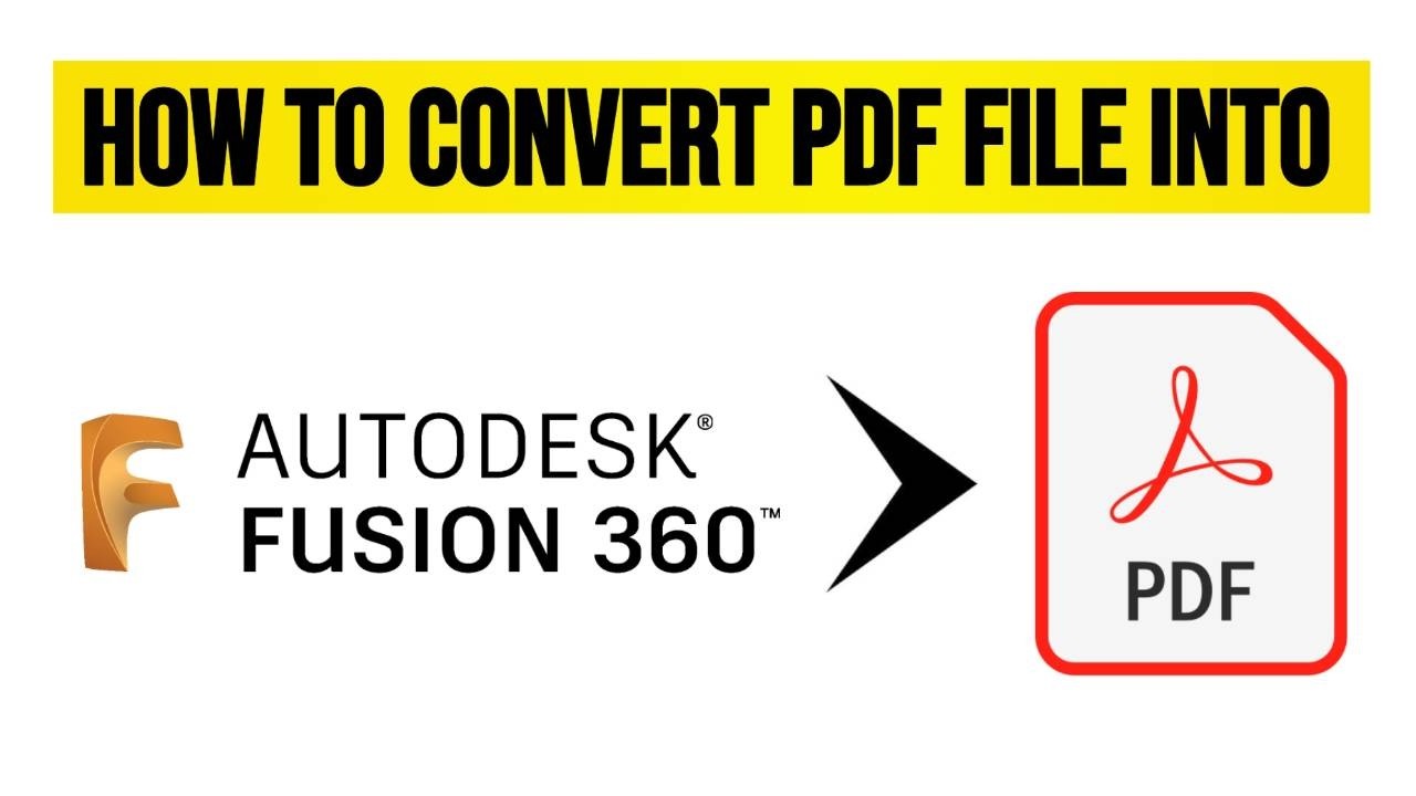How To Convert Pdf File Into Fusion 360 Youtube