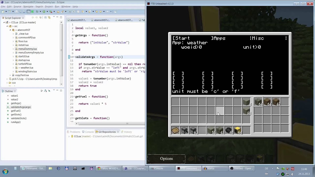 Code Spotlight 2 Startui For Computercraft Standard Computers Youtube