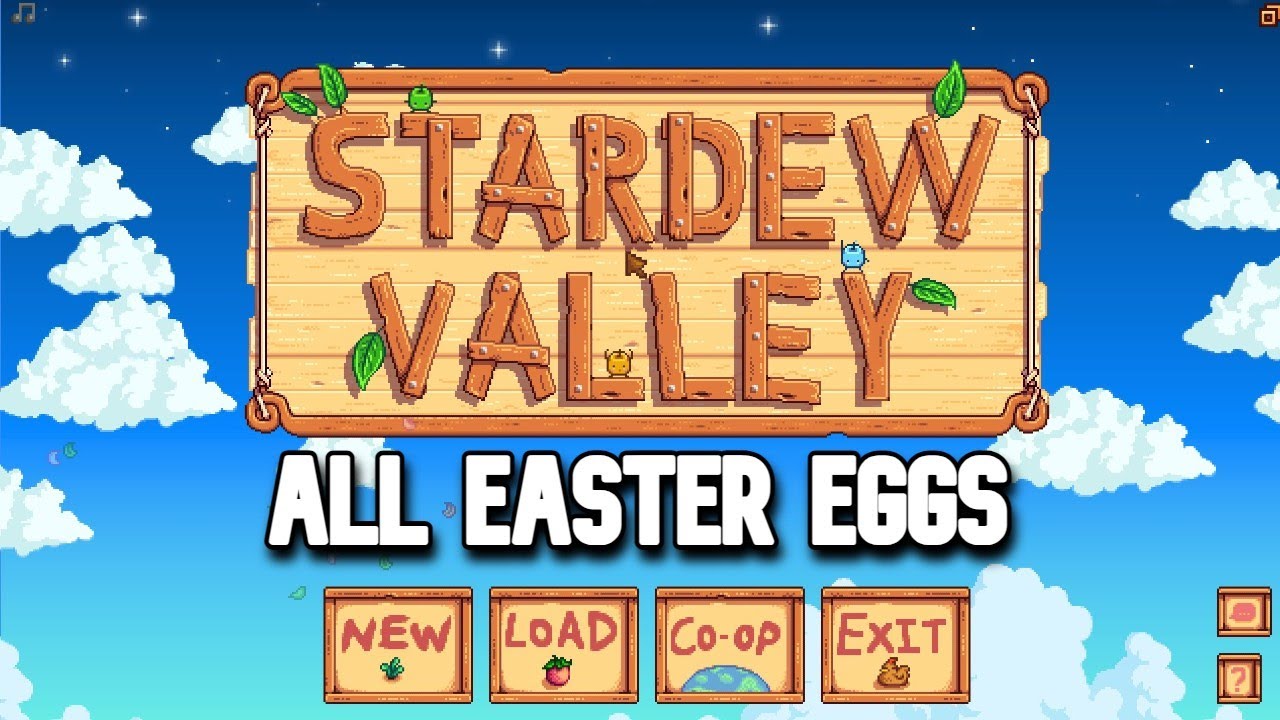 Stardew Valley Easter Egg Title Screen At Benjamin Hutchison Blog