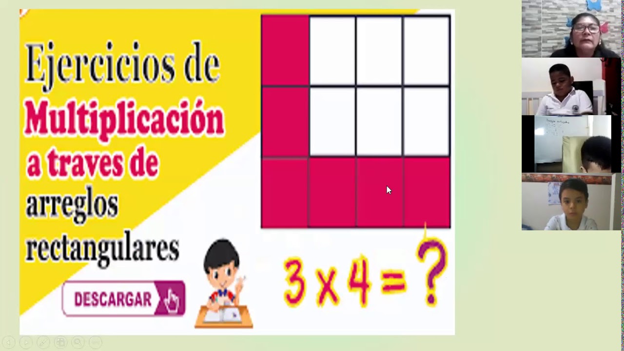 La Multiplicación En Arreglos Rectangulares Youtube