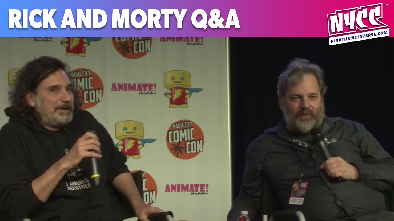 Rick And Morty Panel With Dan Harmon And Dino Stamatopoulos At Magic