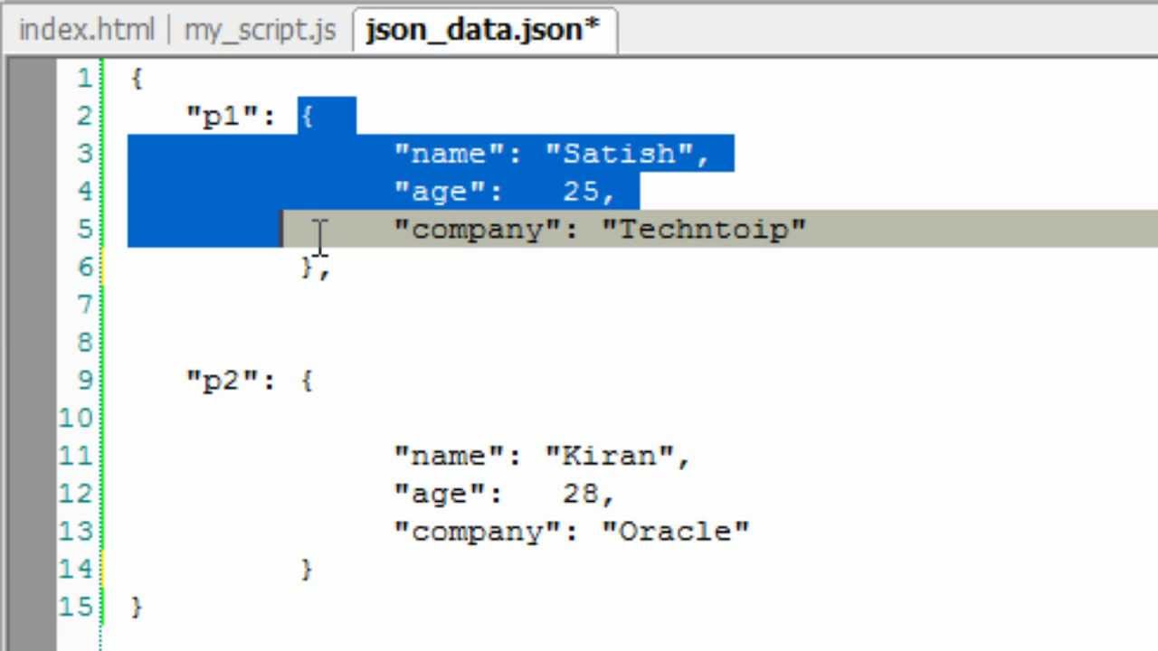 Fetch Json Data Using Jquery Ajax Method Getjson Youtube
