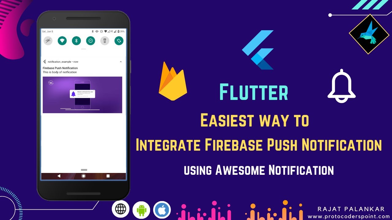 Flutter Firebase Push Notification Using Awesome Notification Package