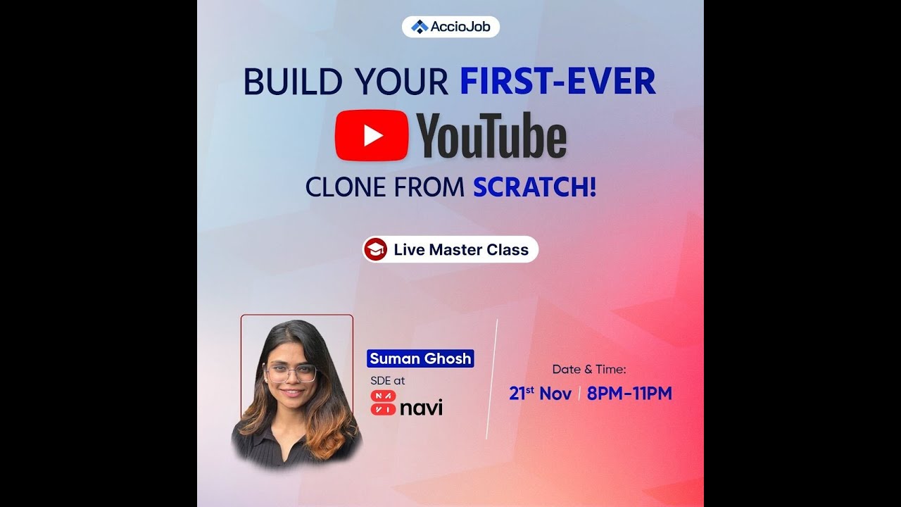 Masterclass November 21 How To Build Youtube From Scratch Youtube