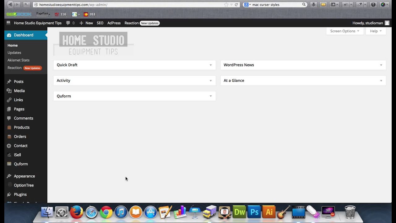 Wordpress Tutorial Wp Backend Part 1 Of 2 Youtube