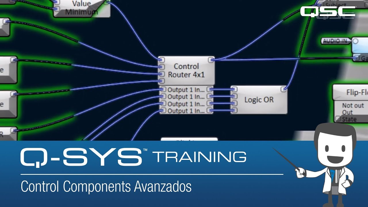 Q Sys Control 101 Sp Componentes De Control Avanzados Youtube