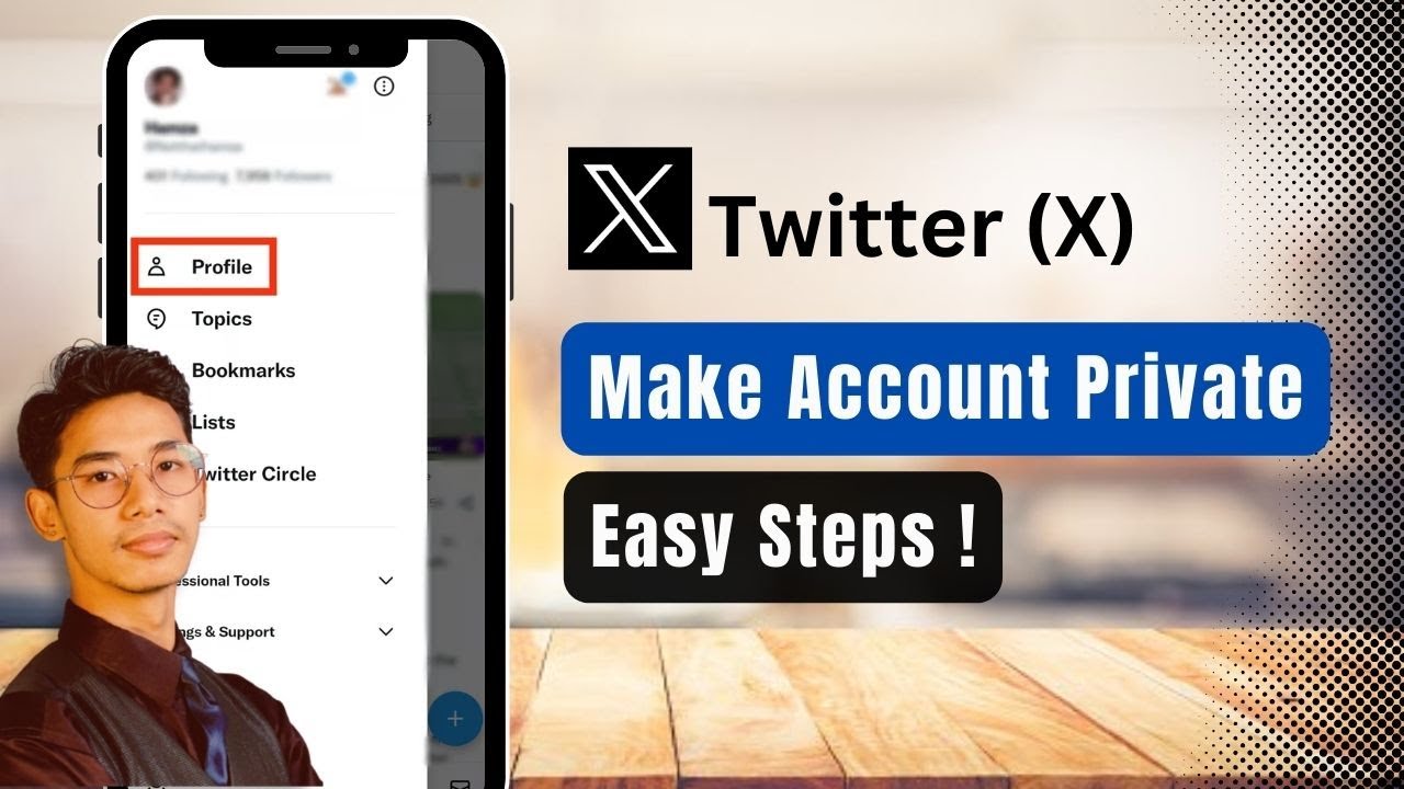 How To Make Twitter Account Private Youtube