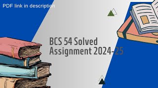 Bcs 51 Solved Assignment 2024 2025 Bca 5th Semester Solved Assignment