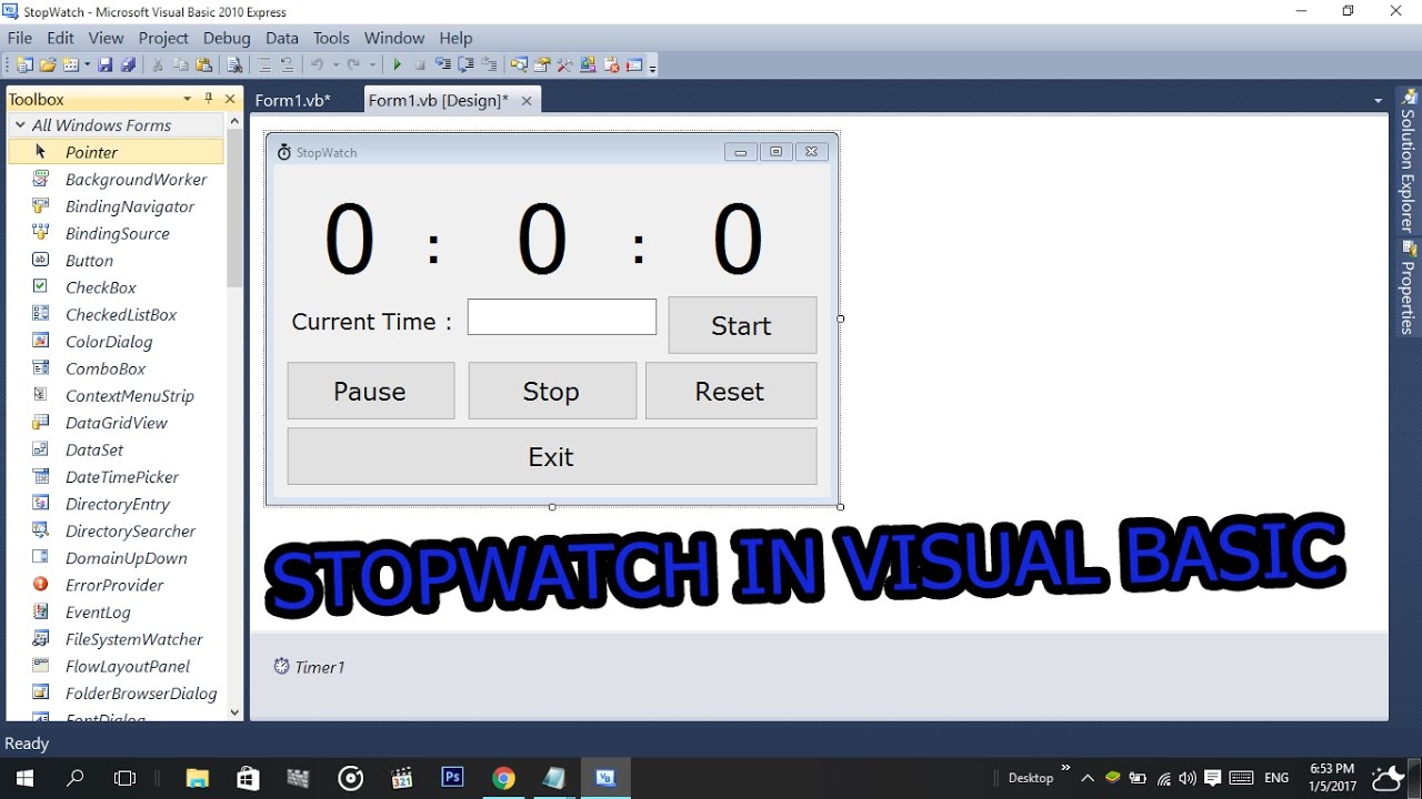How To Make A Countdown Timer In Visual Basic 6 0 At Crystal Yazzie Blog