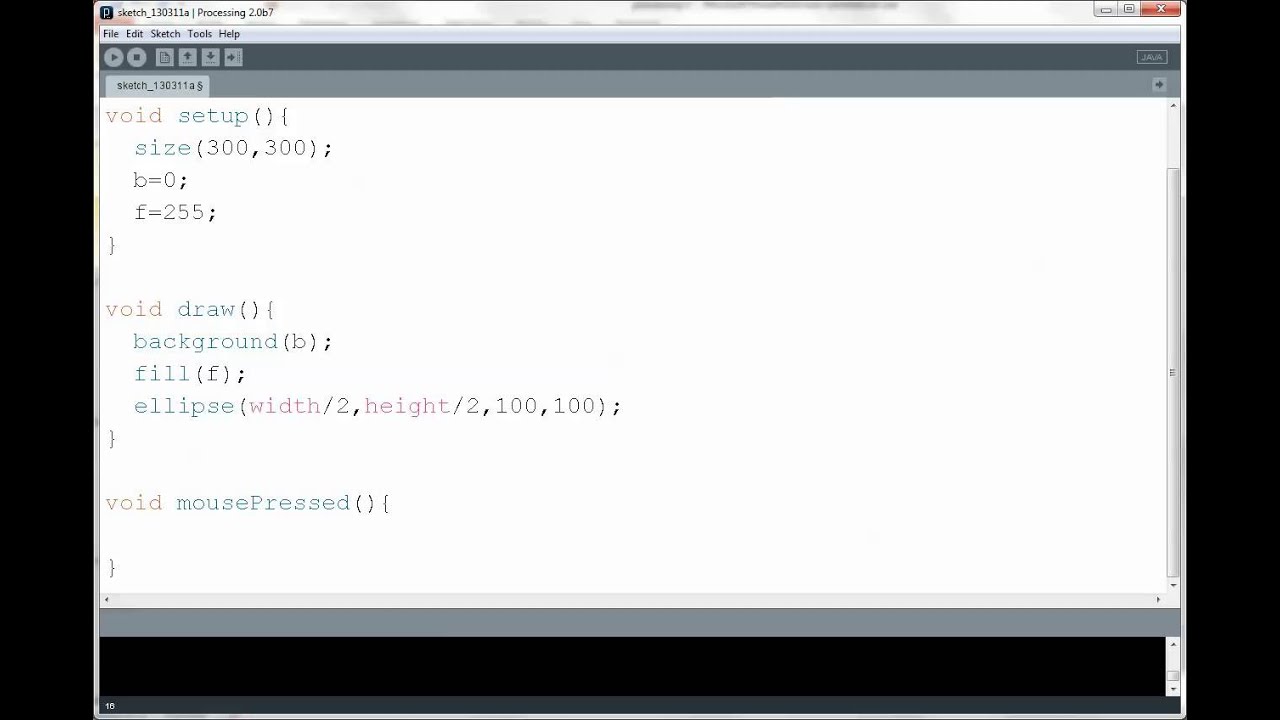 Mouse Clicks In Processing Youtube
