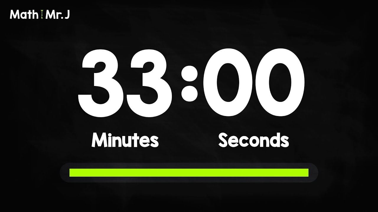 33 Minute Timer Youtube