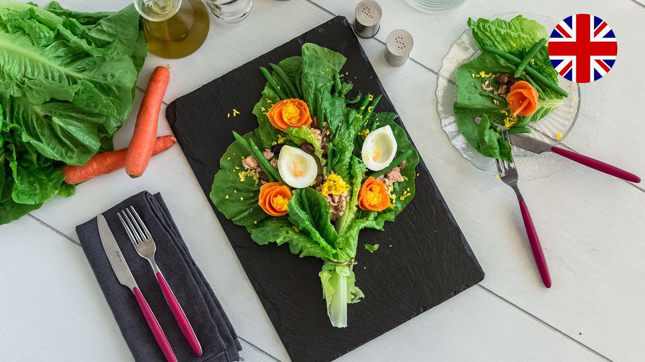 How To Present Salad In Visualfood Style Youtube