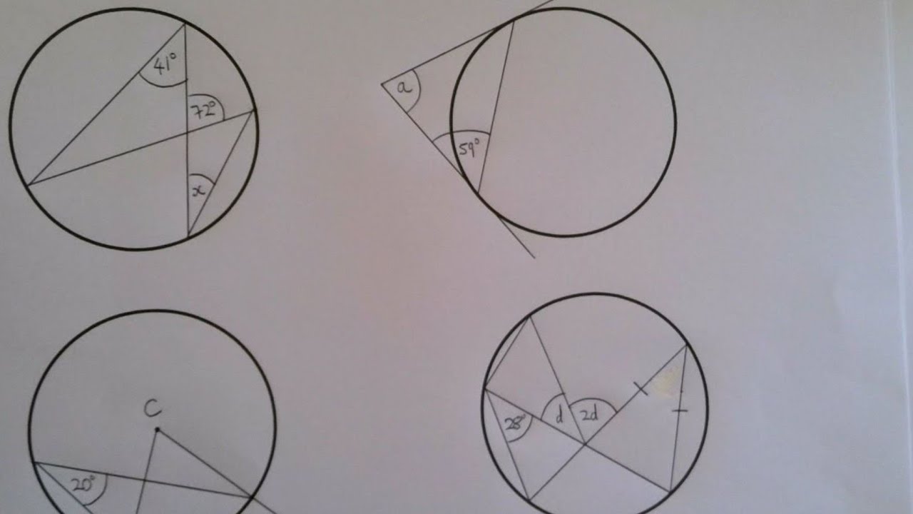 Circle Theorems Youtube