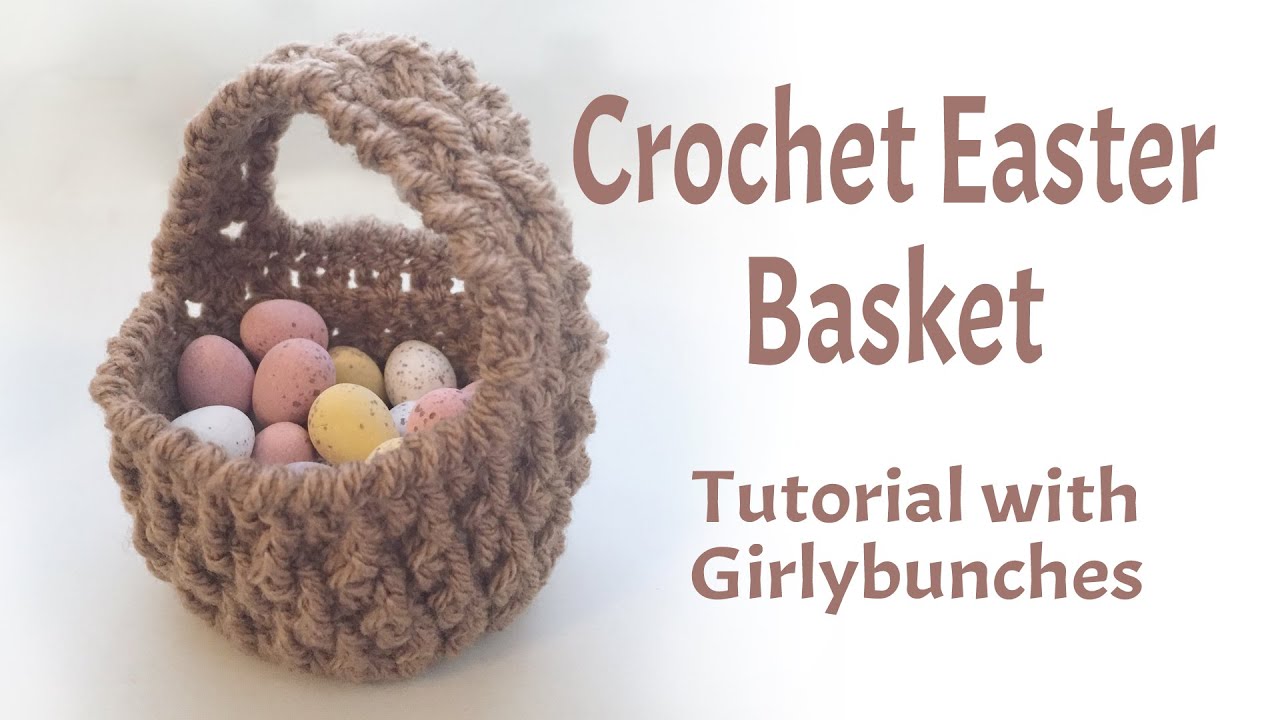 How To Crochet Mini Easter Basket At Kate Ogilvy Blog