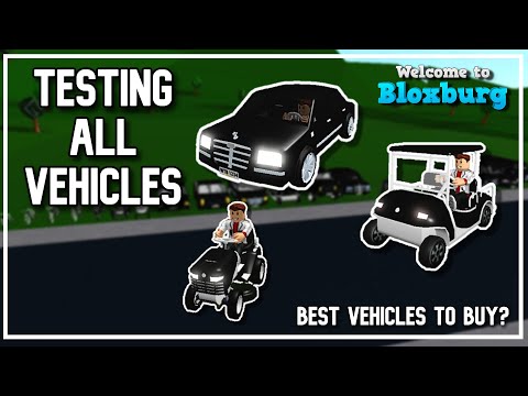 Reviewing All Vehicles In Bloxburg Ranking Bloxburg Roblox Youtube