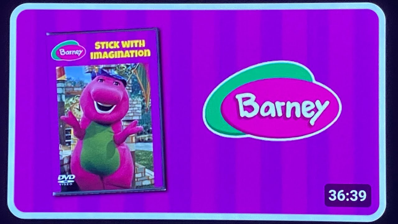 Opening To Barney Stick With Imagination 2023 Dvd On Youtube Tv