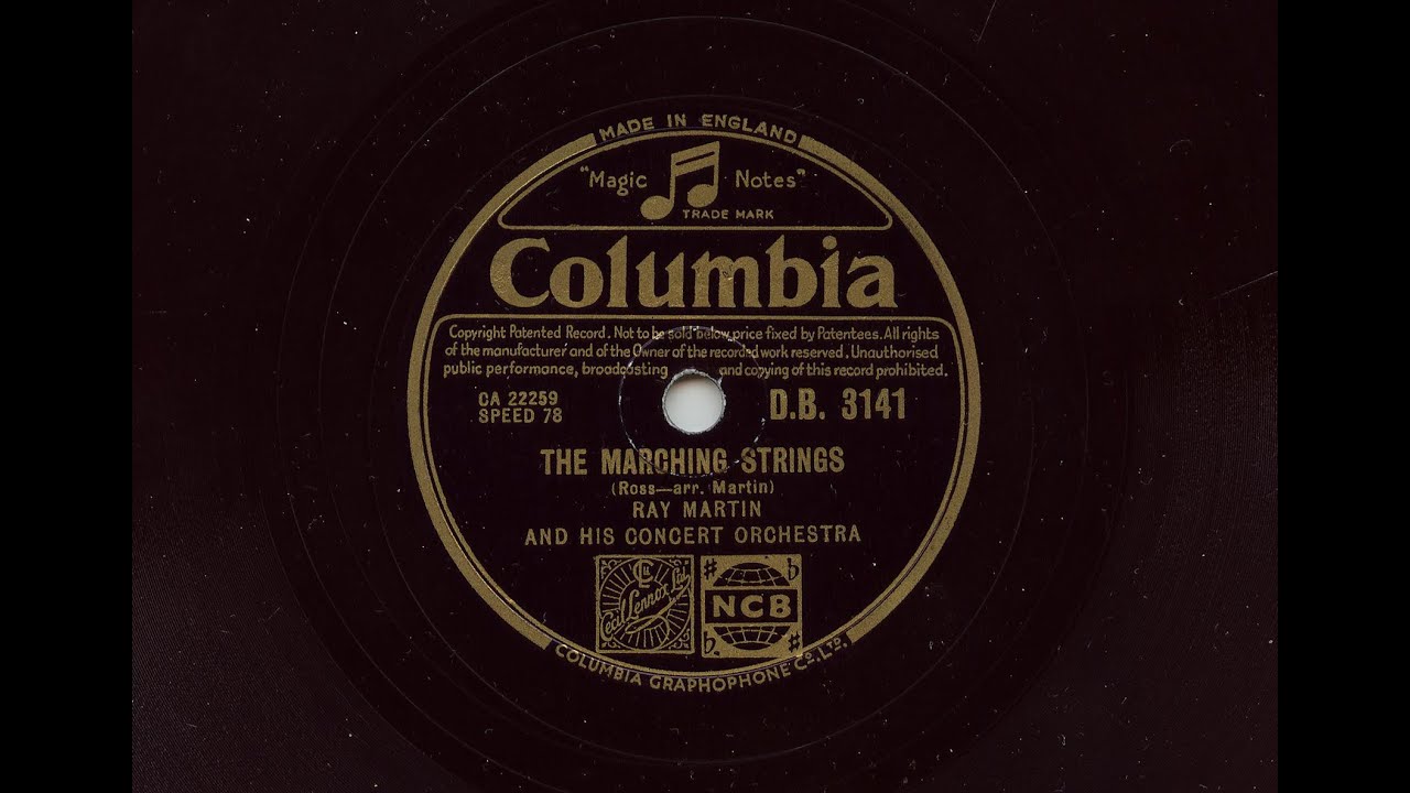 Ray Martin And His Concert Orchestra The Marching Strings 1953 78