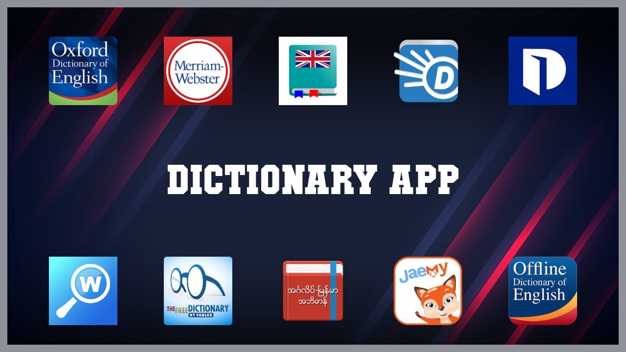 Top 10 Dictionary App Android Apps Youtube