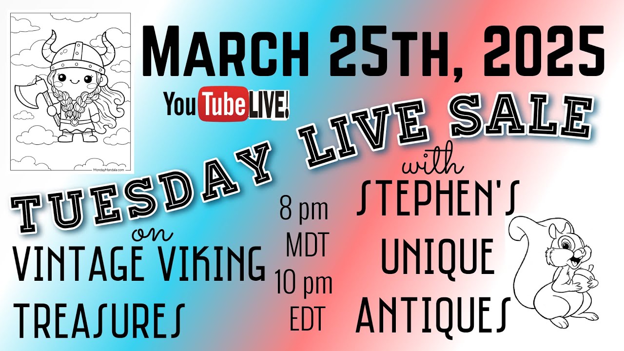 Tuesday Live Sale Youtube