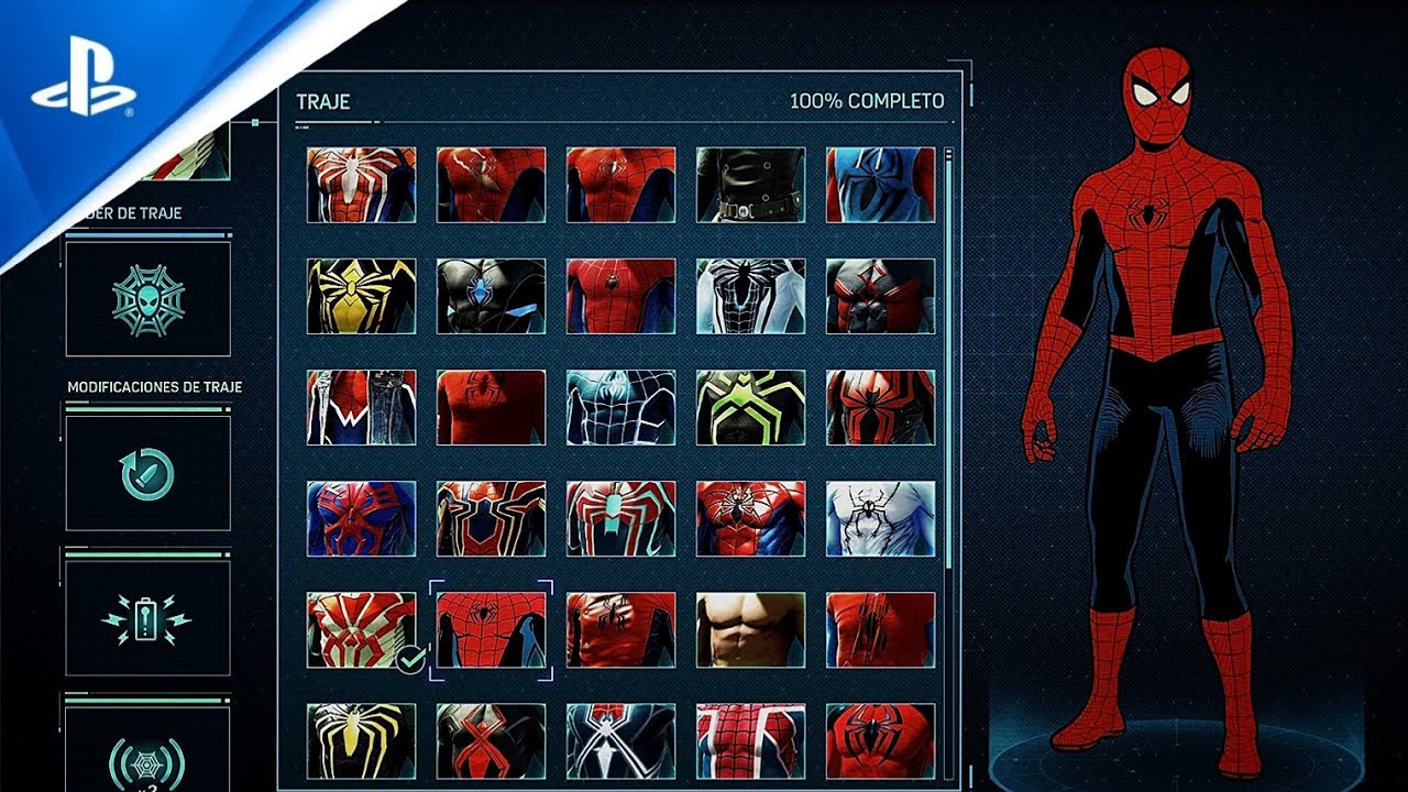 Marvel S Spider Man Todos Los Trajes Ps5 Youtube