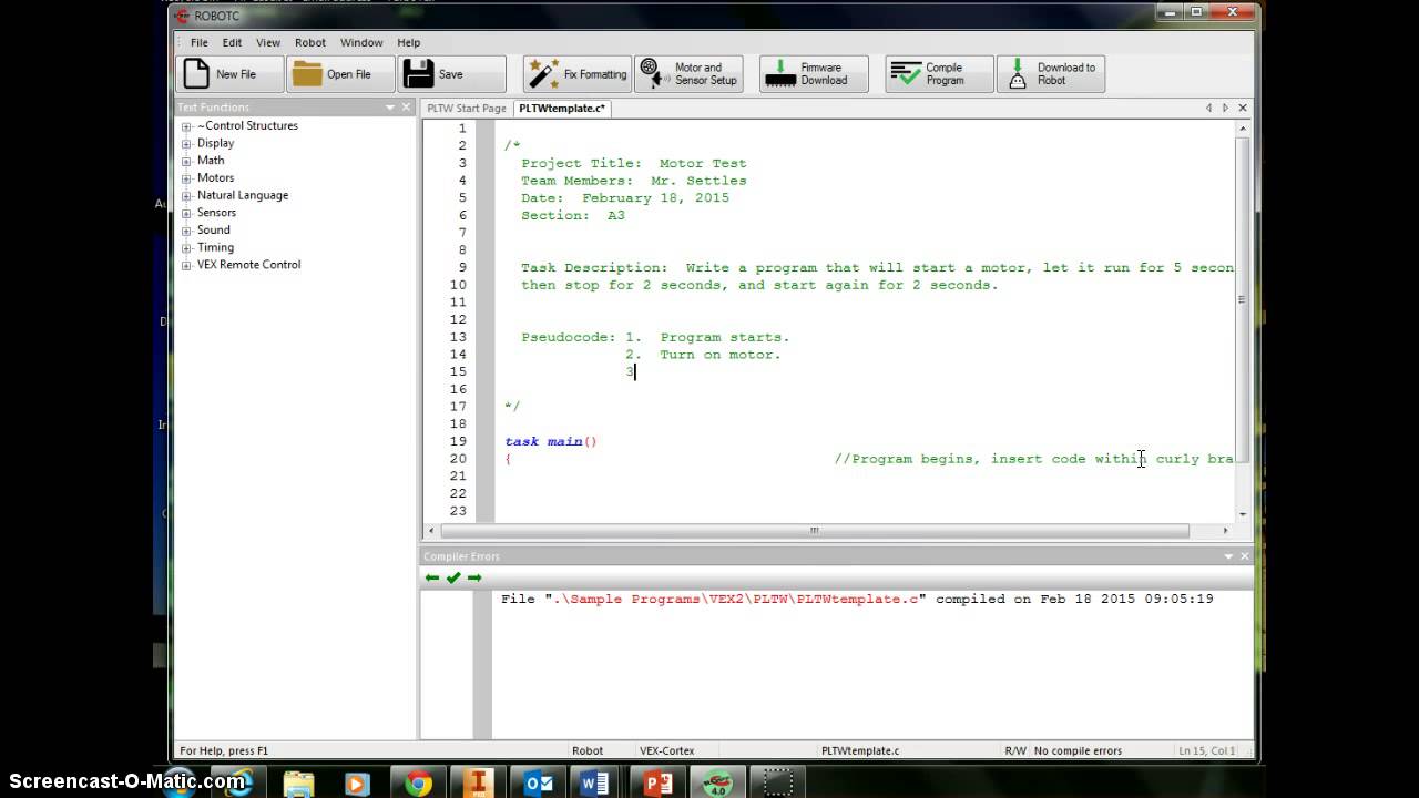 Programming With Robotc Dapilot