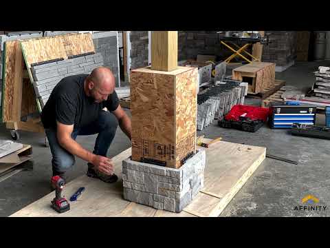 Affinity Stone Column Wrap Installation How To Video Guide Youtube
