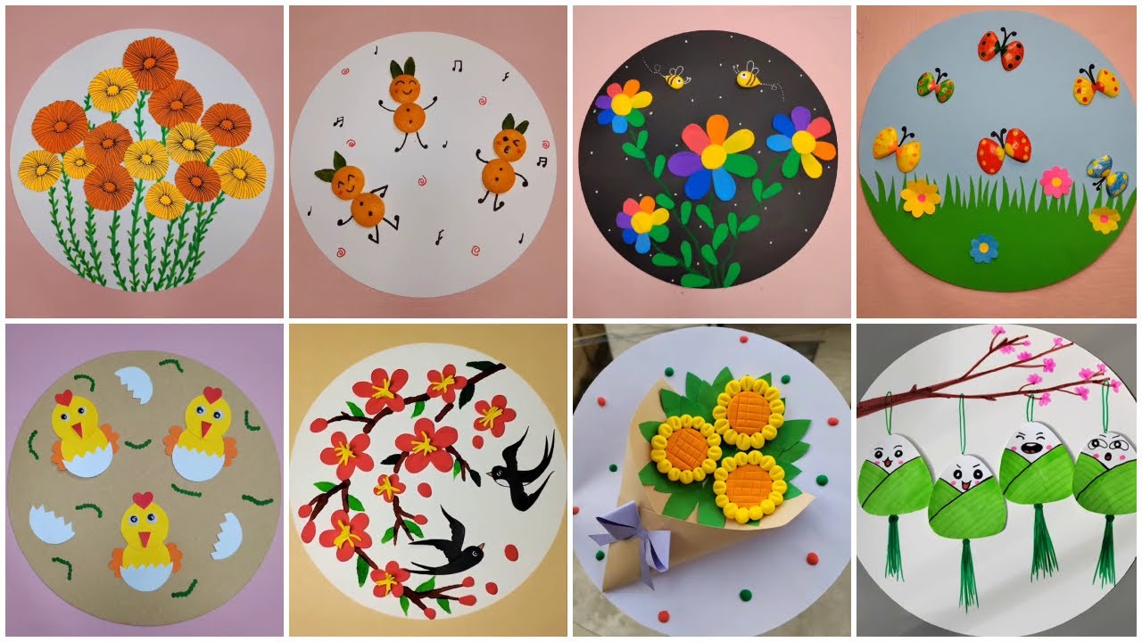 Creative Crafts With Natural Elements Flowers Trees And More Youtube