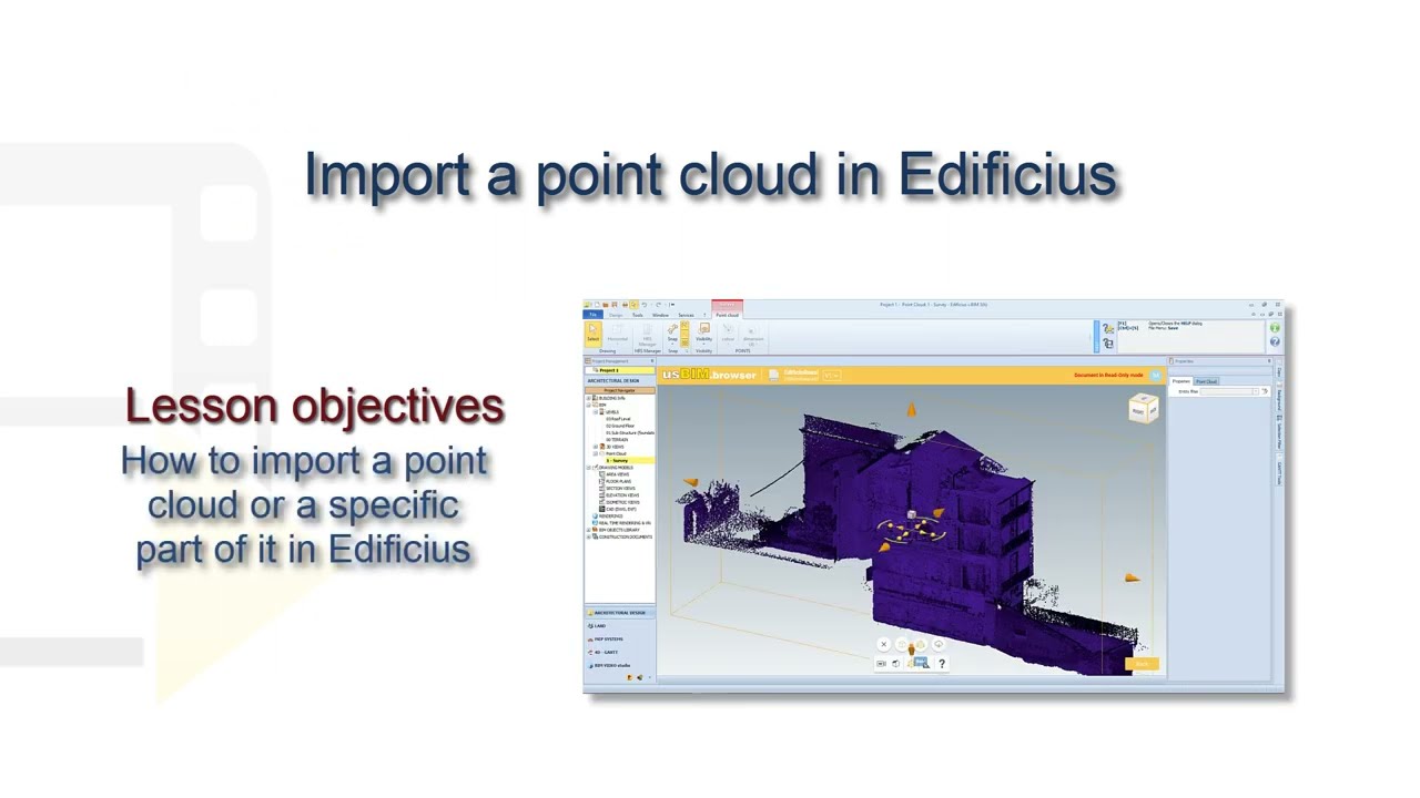 Edificius Tutorial Import A Point Cloud Into Edificius Acca
