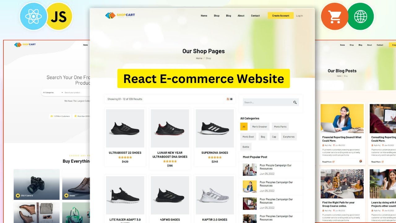 How To Create A Ecommerce Website Using React Js React Ecommerce
