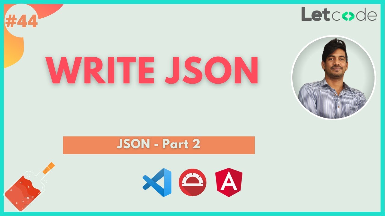 Write Read Json Protractor Tutorial Letcode Youtube