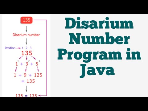 Disarium Number Program In Java Icse And Isc Youtube