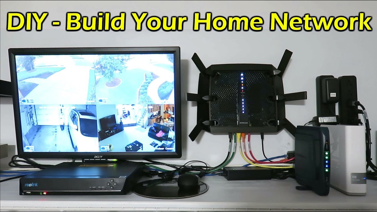 Diy How To Build Your Home Network Youtube