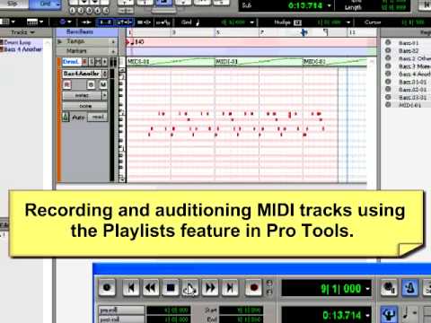 Using Playlists In Pro Tools Youtube