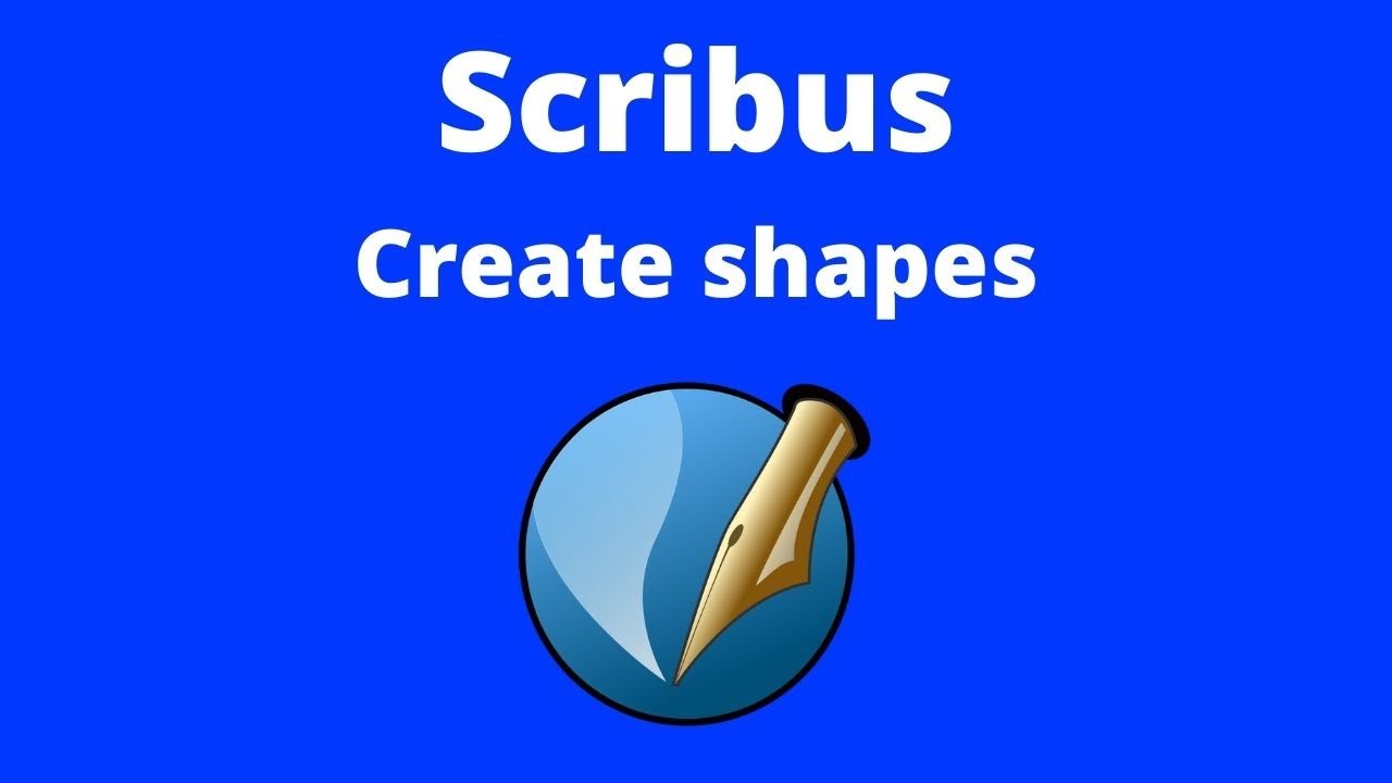 Scribus Shape Tutorial Youtube