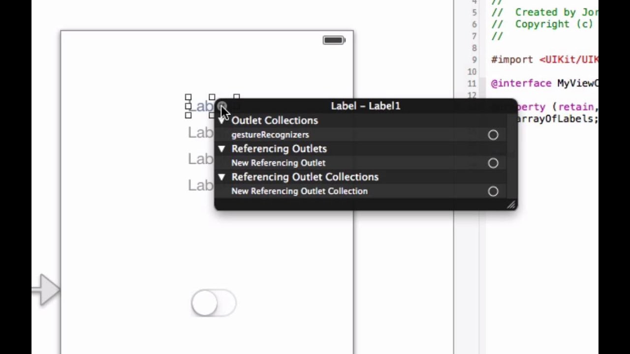 How To Create An Nsarray Of Labels In Objective C Youtube