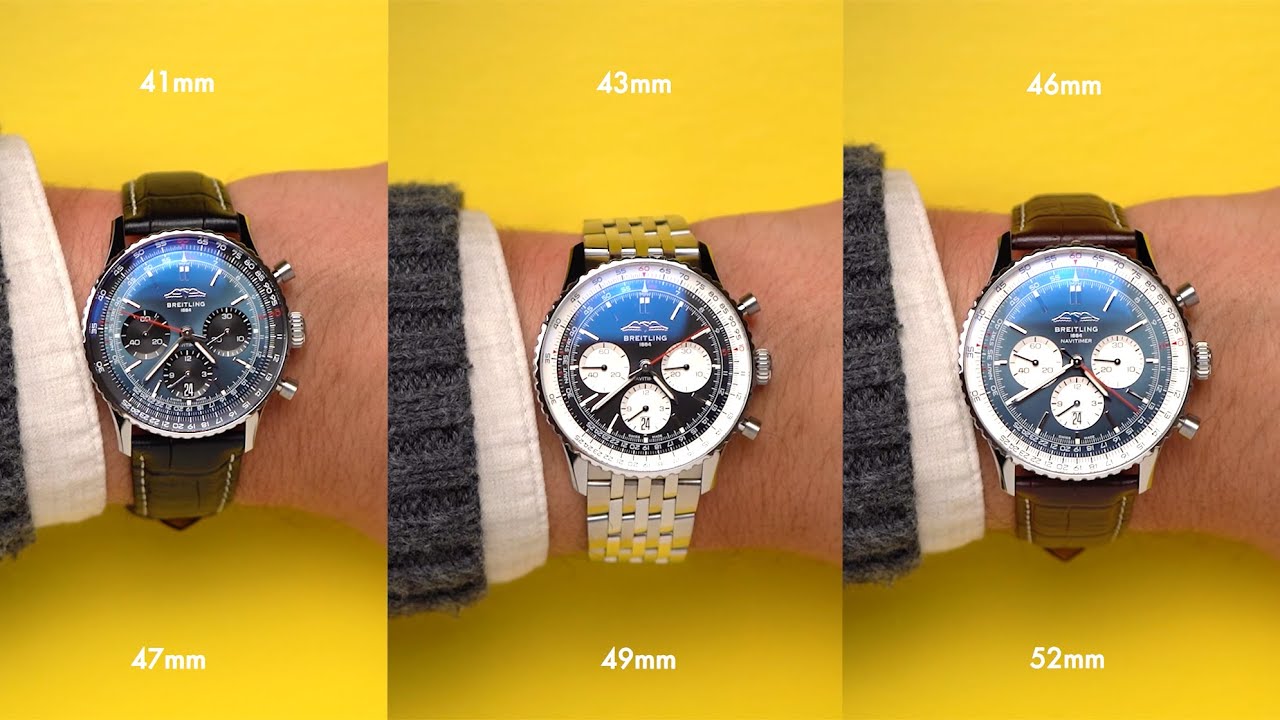 All Three 2022 Breitling Navitimer Sizes Are Doing Things To Me Youtube
