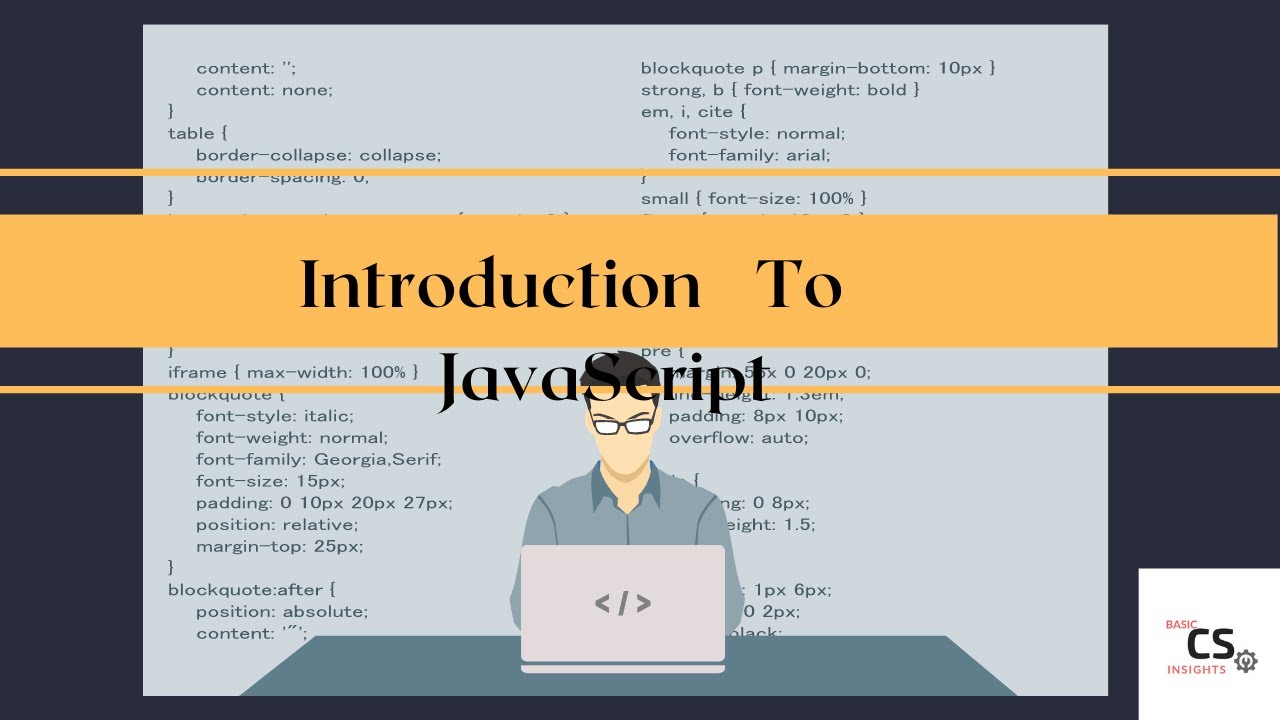 Introduction To Java Script Youtube