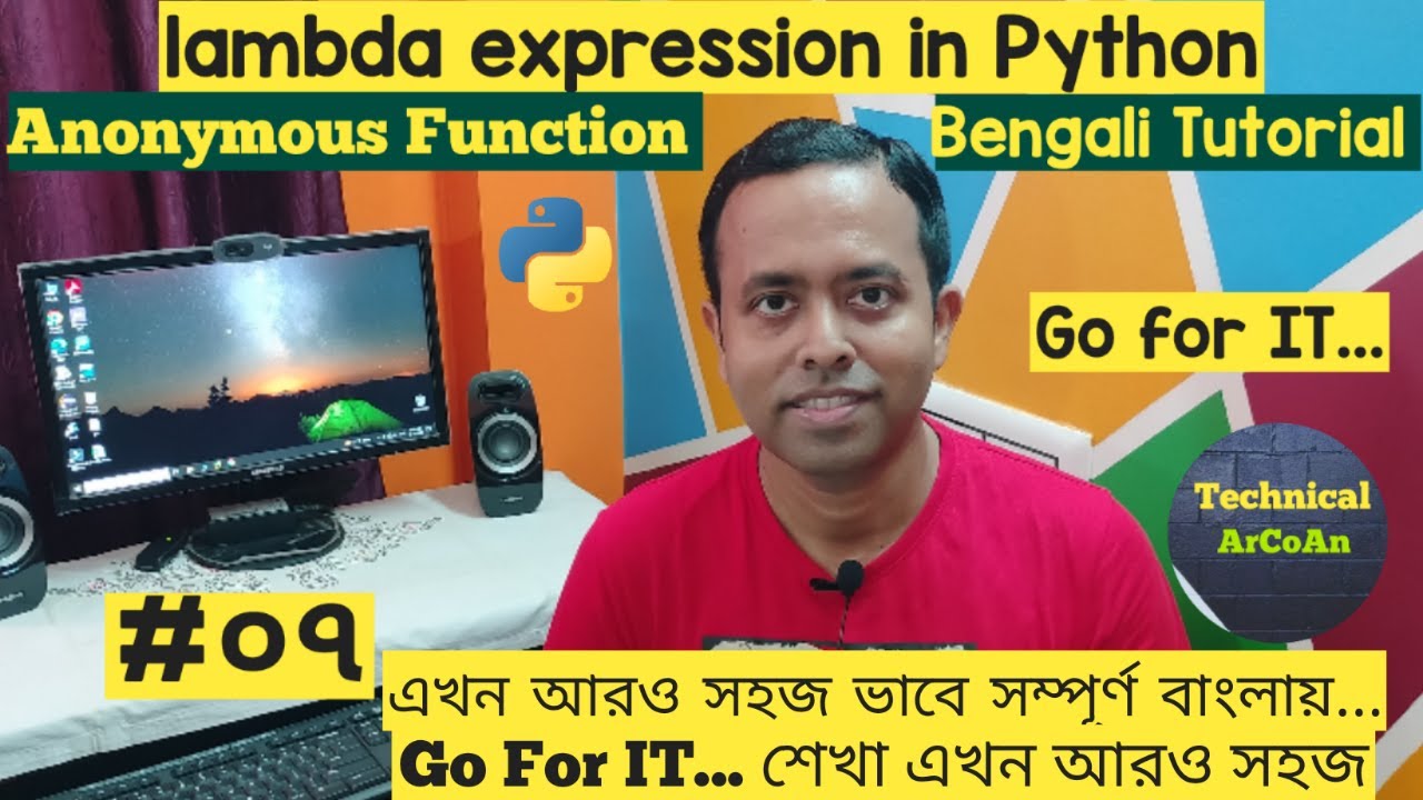 Lambda Expression In Python In Bengali Python Tutorial In Bangla